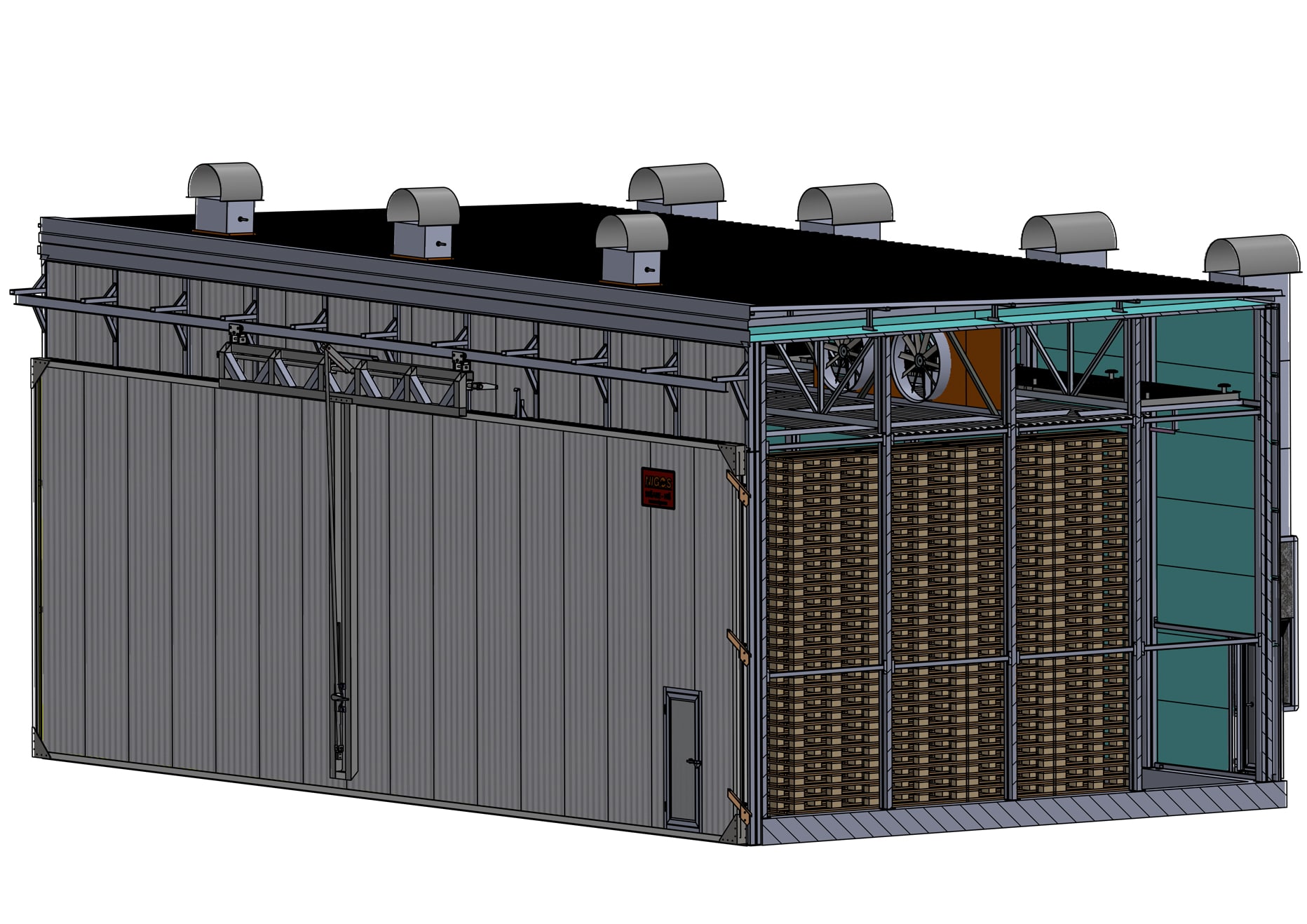 Drying kilns for pallets - Nigos elektronik